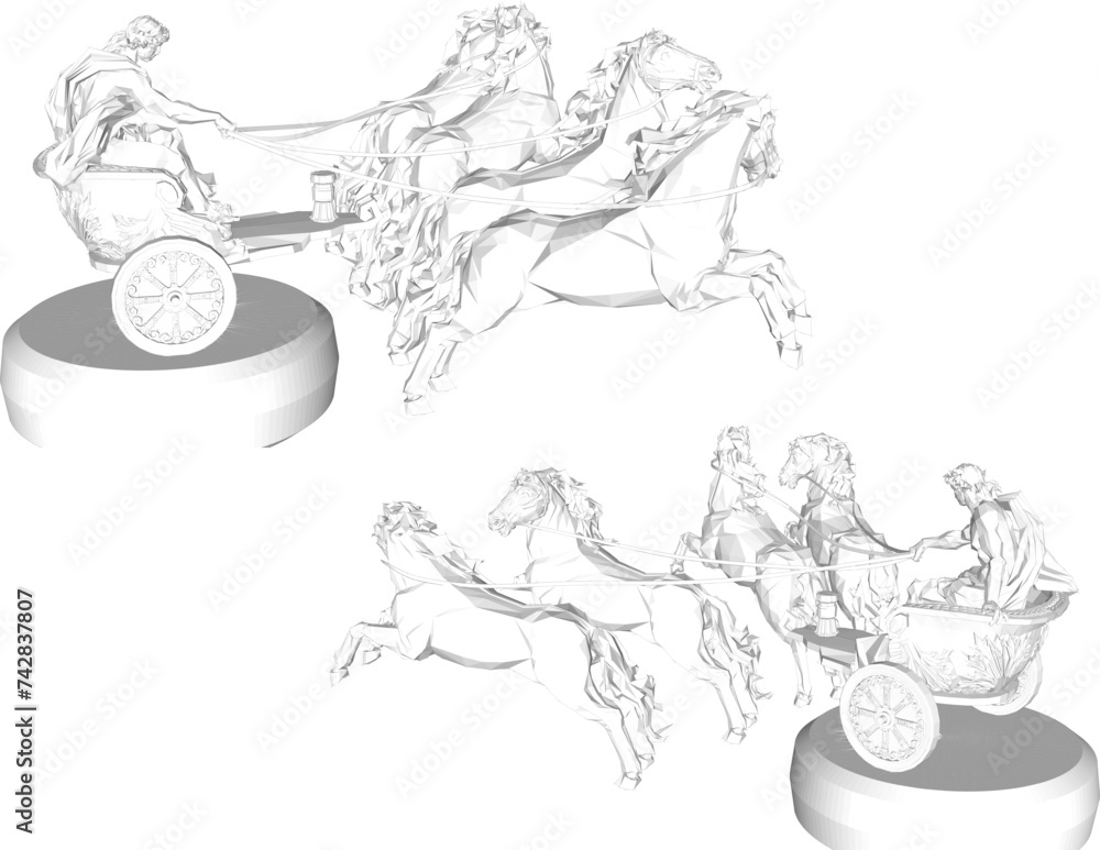 Vecteur Stock Vector sketch illustration design of classic Greek Roman ...