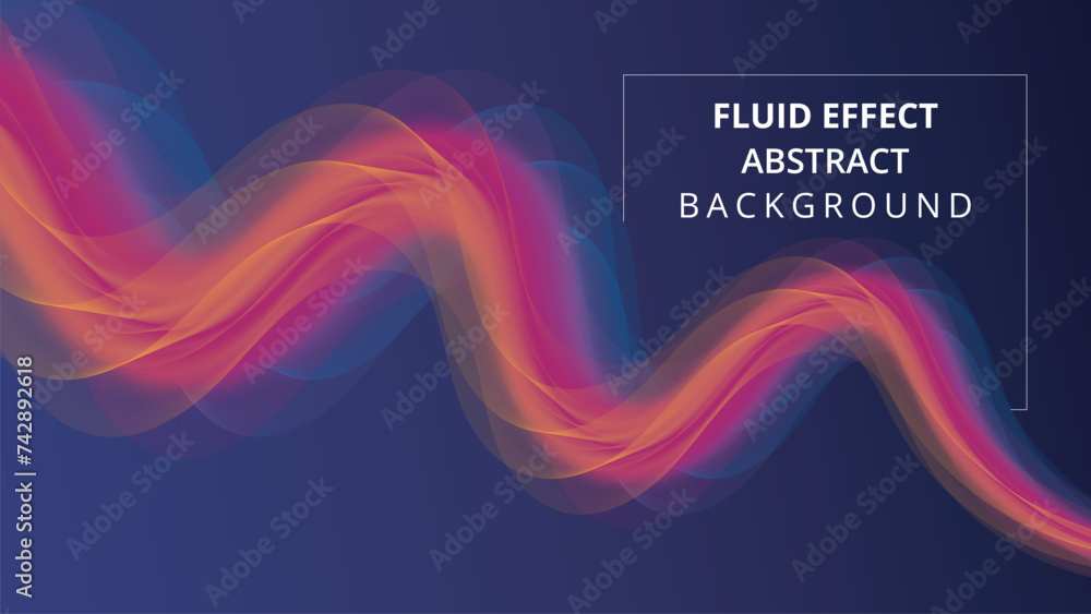 Colorful geometric background. Liquid, flow, fluid background. Fluid 3d ...