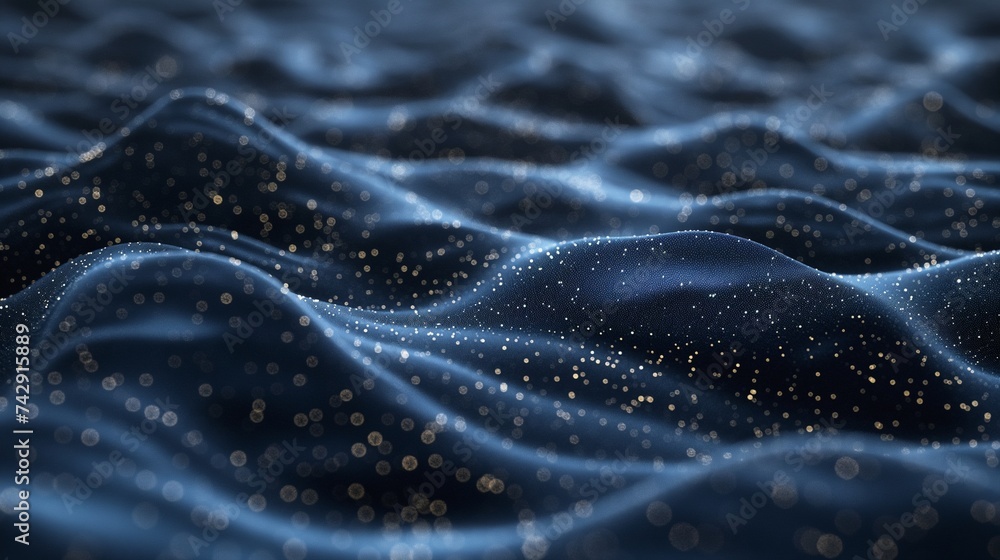 silk texture that captures the vastness and mystery of space. The ...