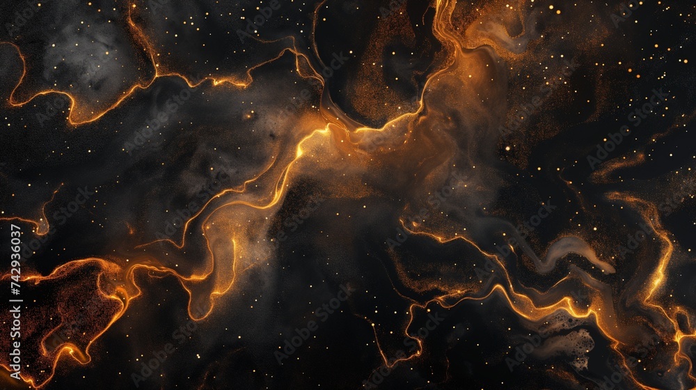a deep space abstract background with dark, rich colors that are ...
