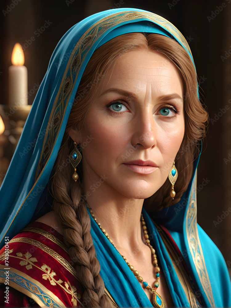 Anna's Wisdom: Portrait of the Biblical Figure Anna the Prophetess ...