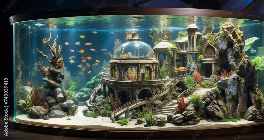 Explore the underwater world with an ultra-realistic depiction of a ...