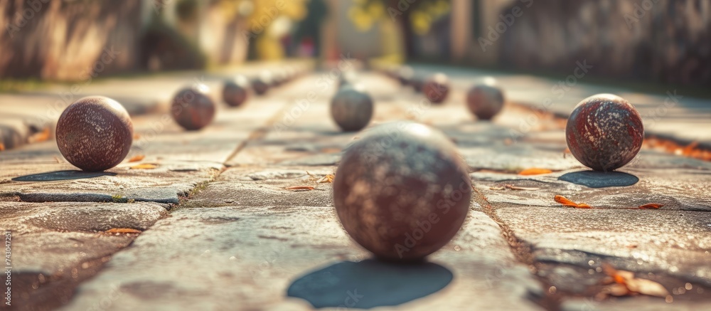 Bocce is a ball sport belonging to the boules sport family closely ...