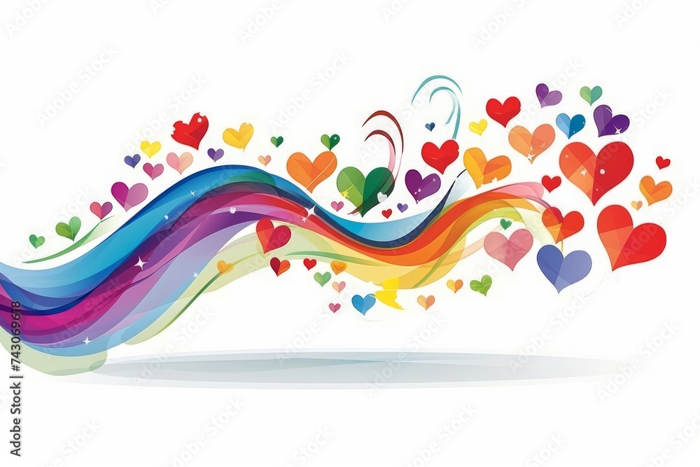 LGBTQ Pride chocolate. Rainbow blend colorful dark orchid diversity ...