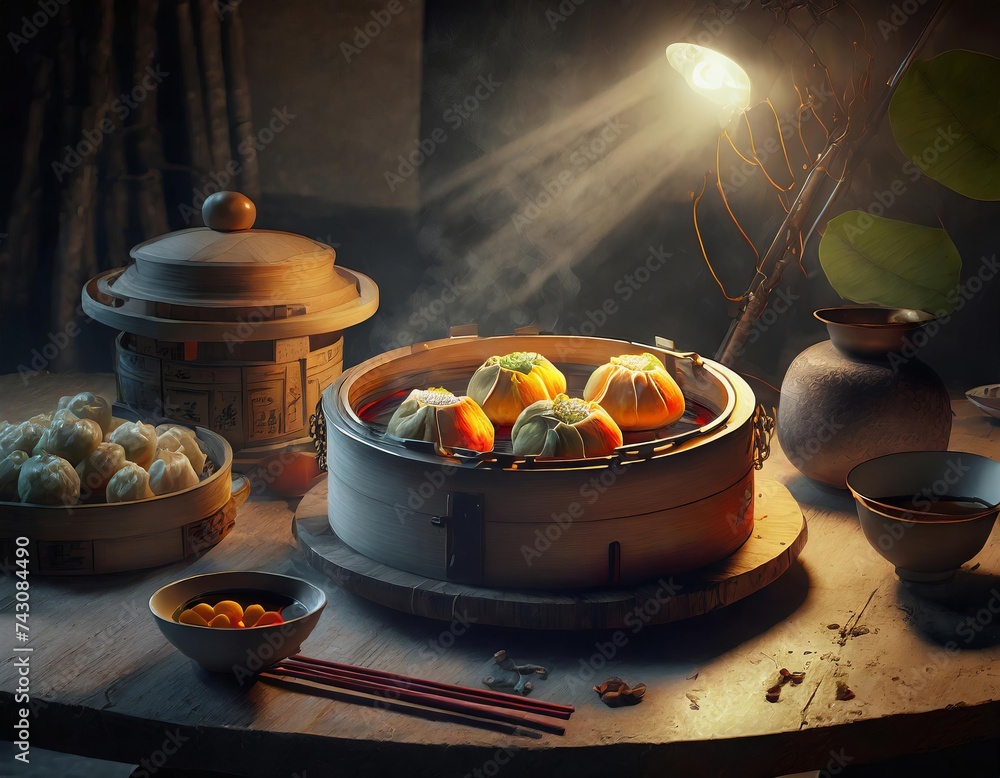 Dim Sum, a Chinese culinary treasure, features small, flavorful, and ...