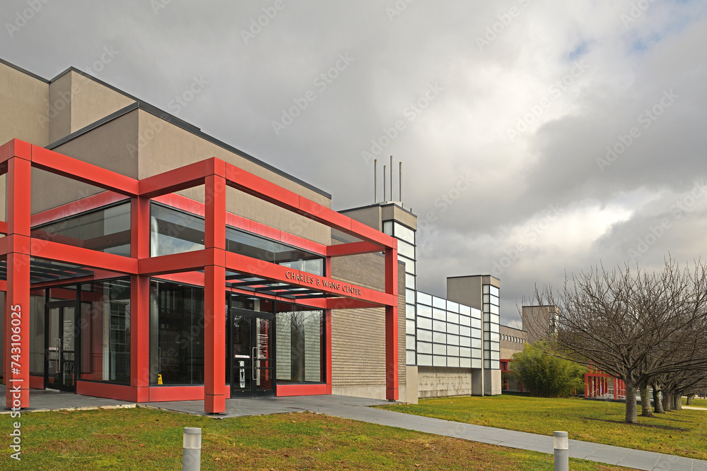 Charles B. Wang Center, located at Stony Brook University in Stony Brook, New York, in Suffolk ...