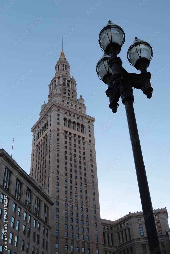 Terminal Tower Skyscraper. Terminal Tower is a 52-story landmark ...