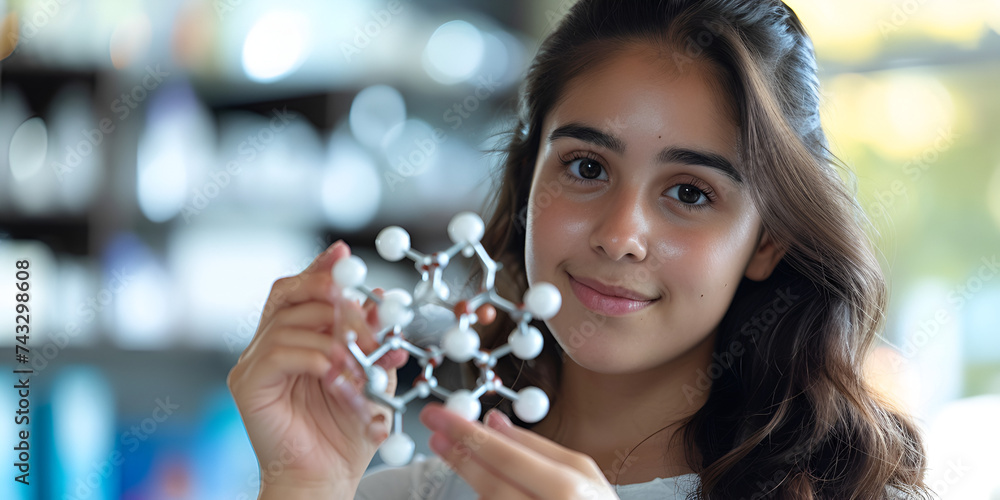 Future Chemist in Action: Exploring Molecular Worlds in the Lab Stock ...