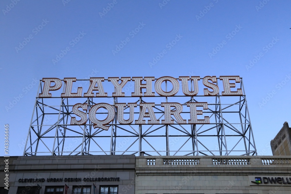Theater at the landmark Cleveland Playhouse Square performing arts. The ...
