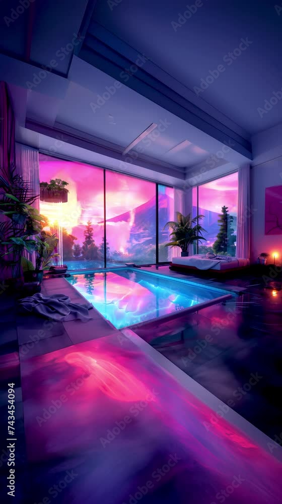 "Explore the tranquil lo-fi universe with our unique music visualizer ...