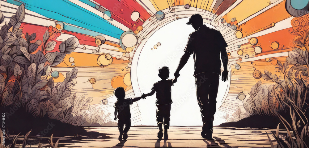 Happy Father's Day. Dad is like big tree in shade which we are all free ...