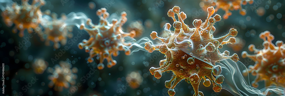 Vesicle 3D Render Exosomes and Vesicles Biomedical, a colorful splash ...