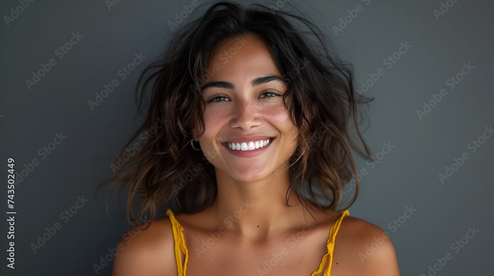 Portrait of semi profile view of 24 years old very beautiful women, Attractive young woman 25-27 ...