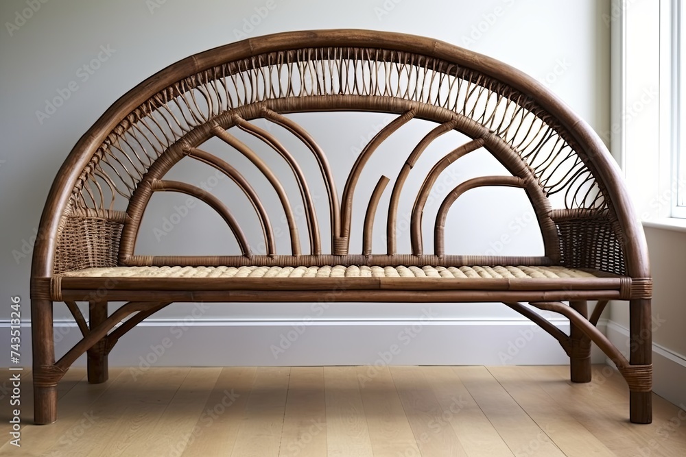 Rattan and Wicker Furniture: Arch Window Rattan Bench Seat Ideas Stock ...