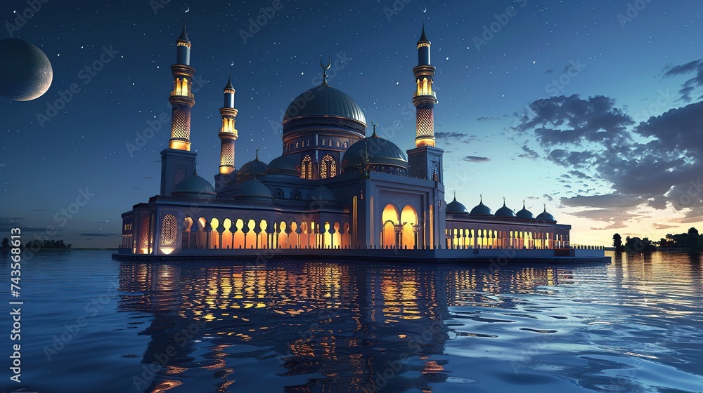 Photos of Muslim places of worship / mosques, can be used as Ramadha ...