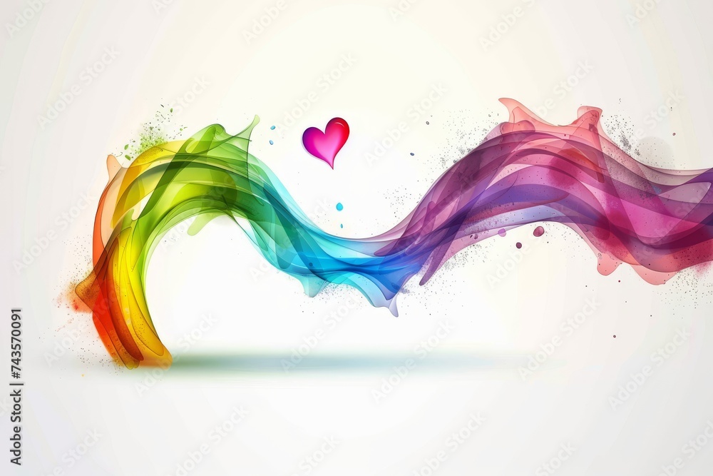 LGBTQ Pride pear. Rainbow rational colorful vintage diversity Flag ...