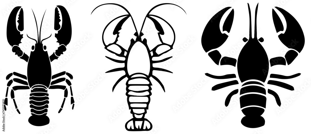 Lobster vector transparent background PNG clipart Stock Vector | Adobe ...