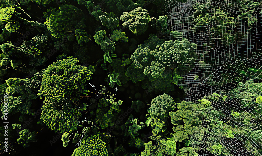 LiDAR technology generating point cloud data for a jungle rainforest ... LiDAR technology generating point cloud data for a jungle rainforest ...