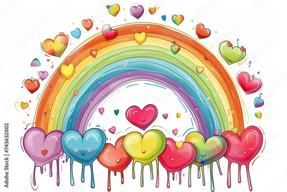 LGBTQ Pride cassgender. Rainbow anatomy colorful thoughtful diversity ...