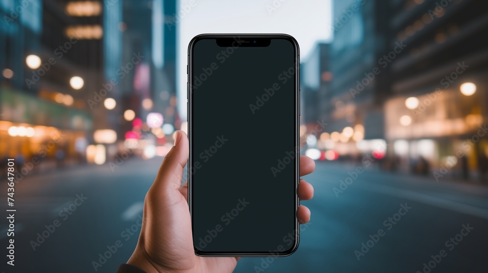 In the heart of urban life, a close-up shot captures the detail of a ...