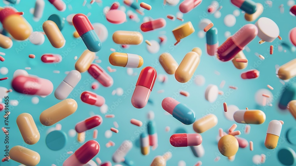 Health needs tablets, pills and medicines that provide a wide range of ...