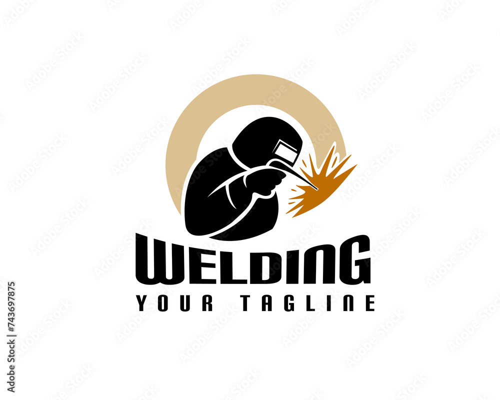 welding logo icon symbol design template illustration inspiration Stock ...