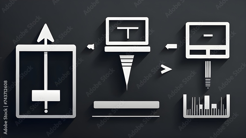Computer Mouse Click Cursor Gray Arrow Icons Set And Loading Icons Cursor Icon Vector
