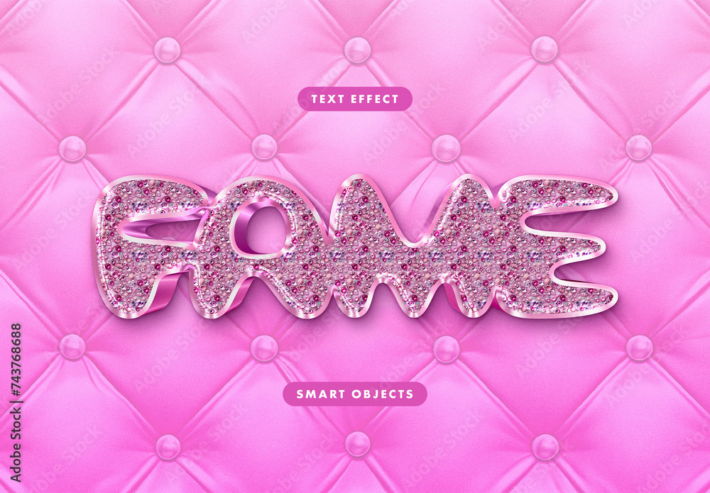 Bling Bling Glitter Text Effect Mockup Stock Template | Adobe Stock