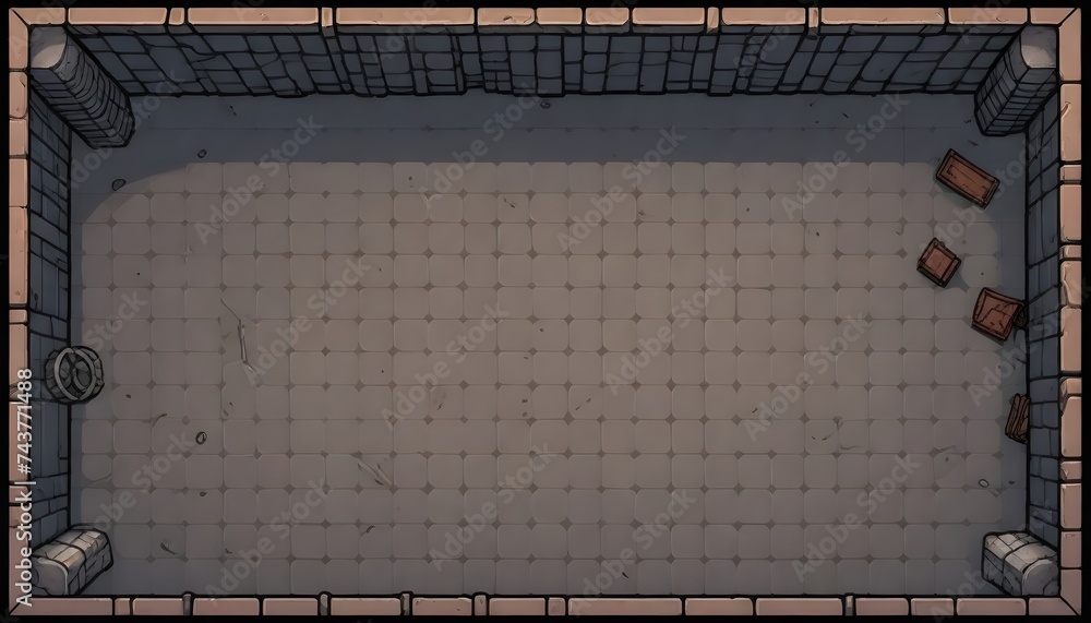 Top Down Rpg Dungeon - enerative Ai, üretken yapay zeka ilustração do ...