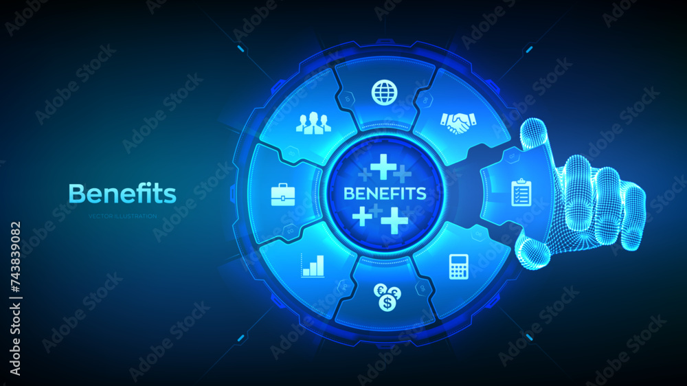 Employee benefits help to get the best human resources concept ...