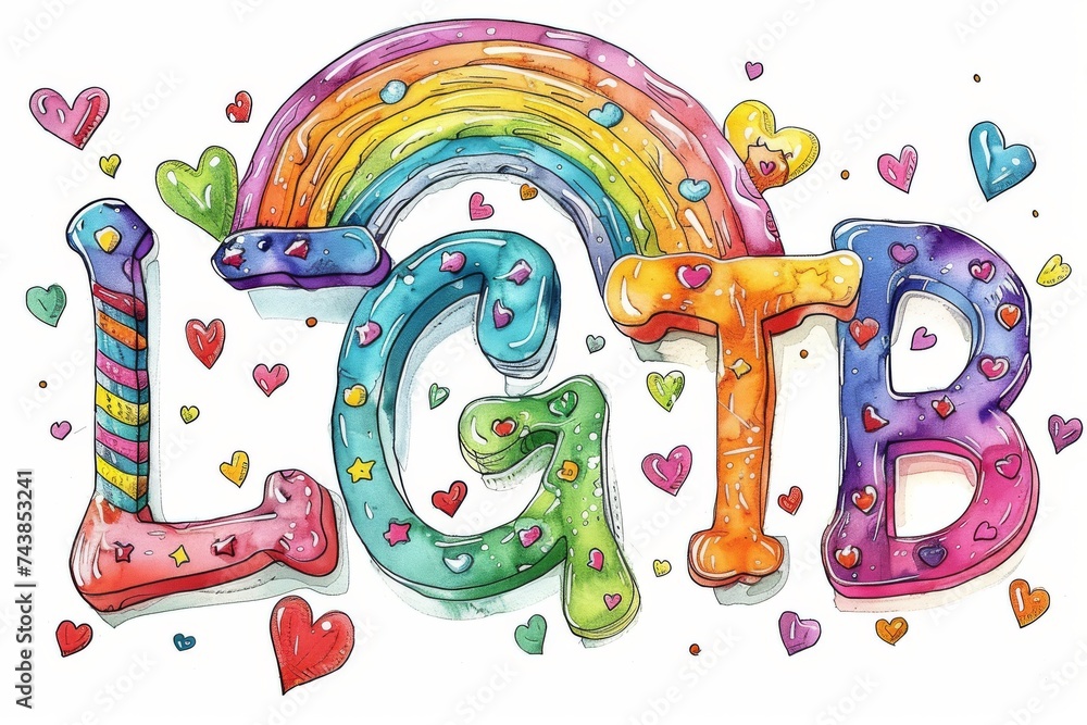 LGBTQ Pride eminence. Rainbow self compassion colorful advocacy ...