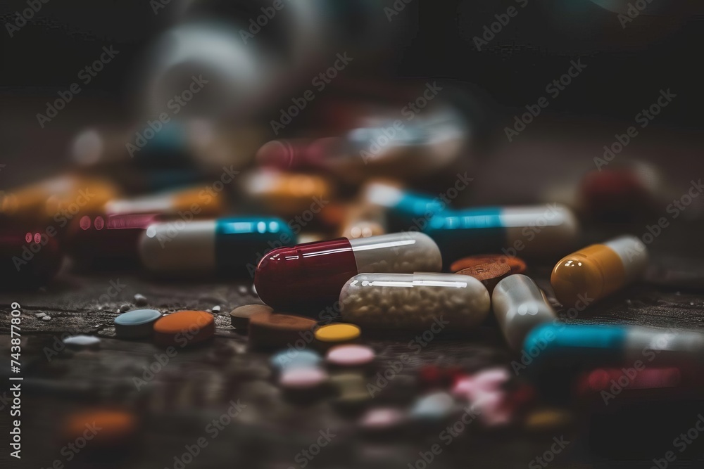 Prescription opioids crisis concept With a focus on the impact of ...