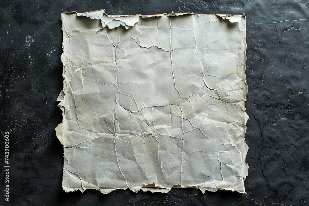 A realistic distressed edge paper texture overlay for an album cover ...