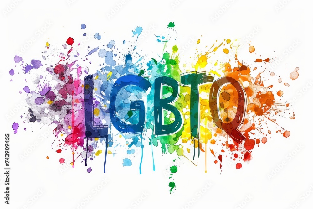 LGBTQ Pride lime. Rainbow balanced self esteem colorful trixic ...