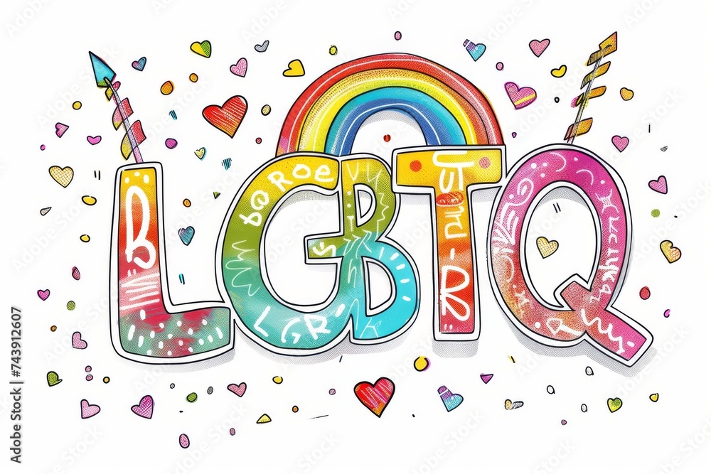 LGBTQ Pride student. Rainbow lime colorful identity diversity Flag ...
