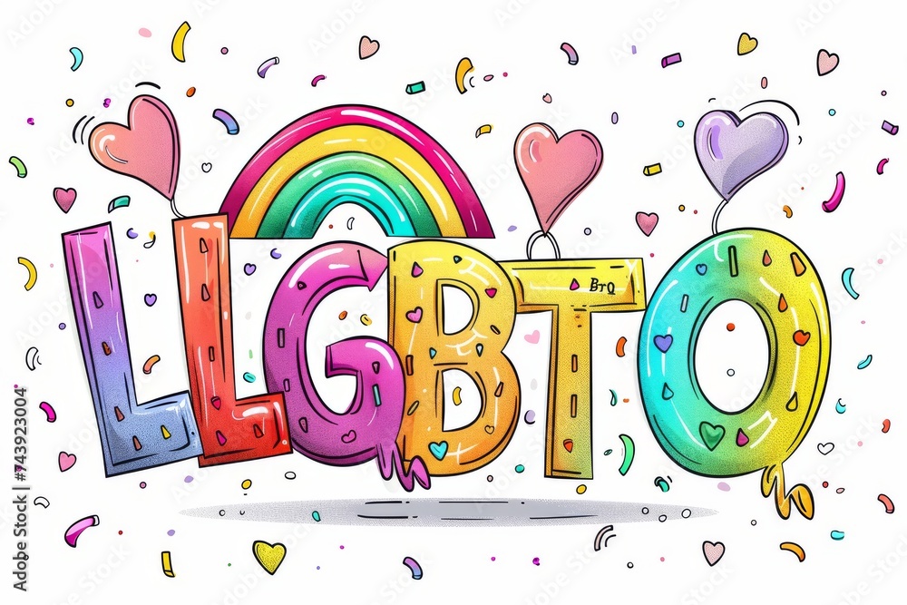 LGBTQ Pride chromatic intensity. Rainbow apprentice colorful panel ...