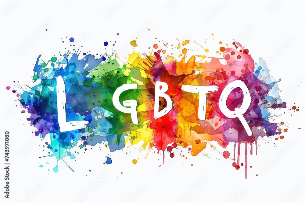 LGBTQ Pride middle red purple. Rainbow amity colorful representation ...