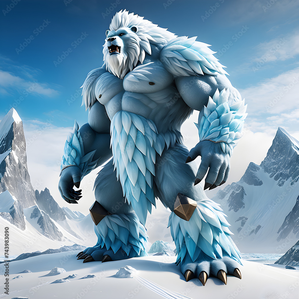 The Ice Yeti is this massive ice creature that just looks utterly ...
