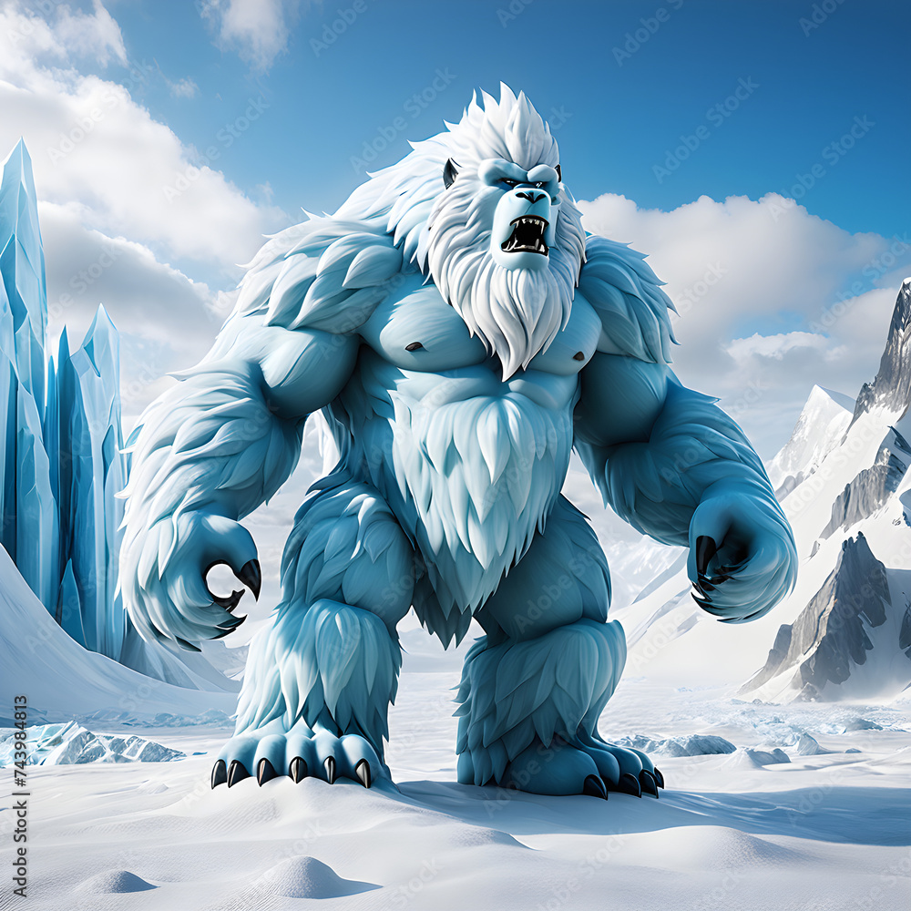 The Ice Yeti is a massive ice creature that really stands out in its ...