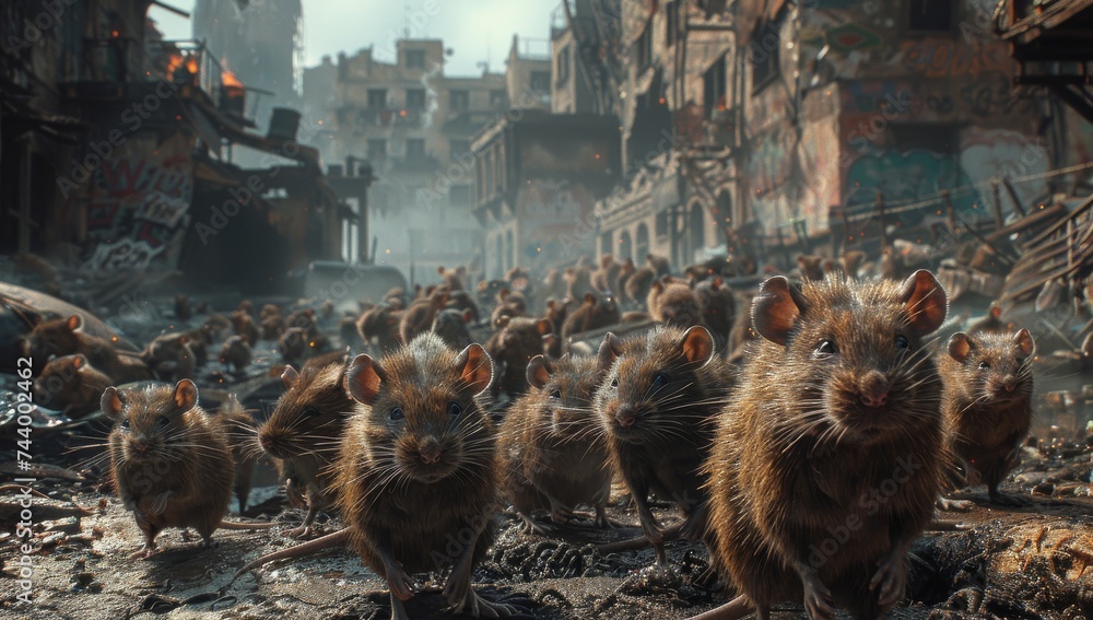 A bustling metropolis becomes the playground for a curious pack of rats ...