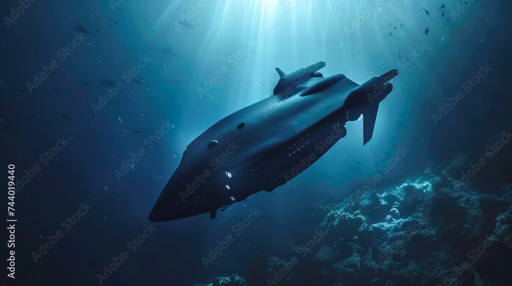 Stealth Autonomous Underwater Vehicles Navigating the Ocean's Depths ...