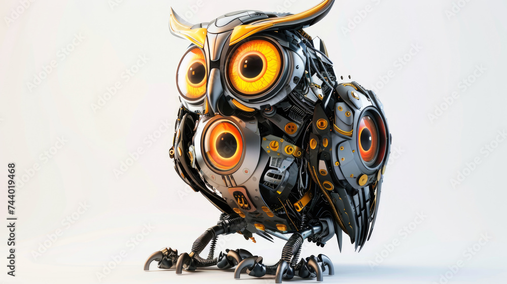 Artistic Assembly of Mechanical Owls: A Collection of Intricately ...