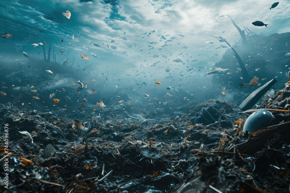 Oceans Polluted With Massive Amounts of Floating Trash, Bioengineered ...