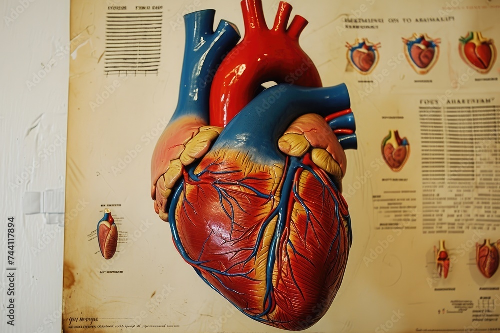 This photograph captures a close-up view of a prominently displayed ...