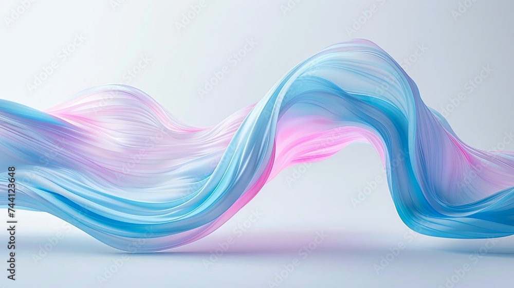 The frozen dynamics of a translucent undulating fluid flow. A splash of ...