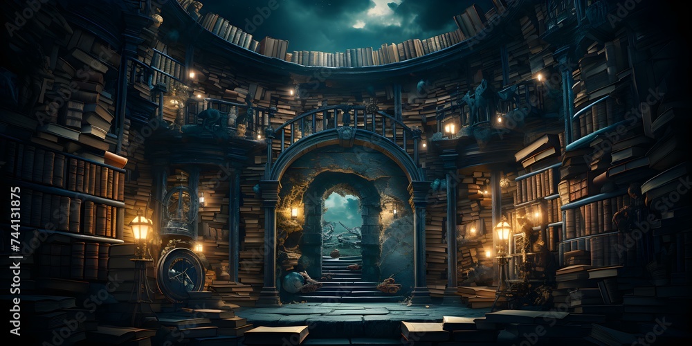 Hidden library hideaway Doors open to adventurous worlds within every ...