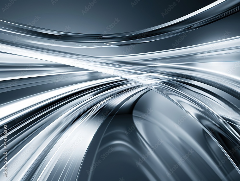 Blue and white abstract background with a speeding train theme. The ...