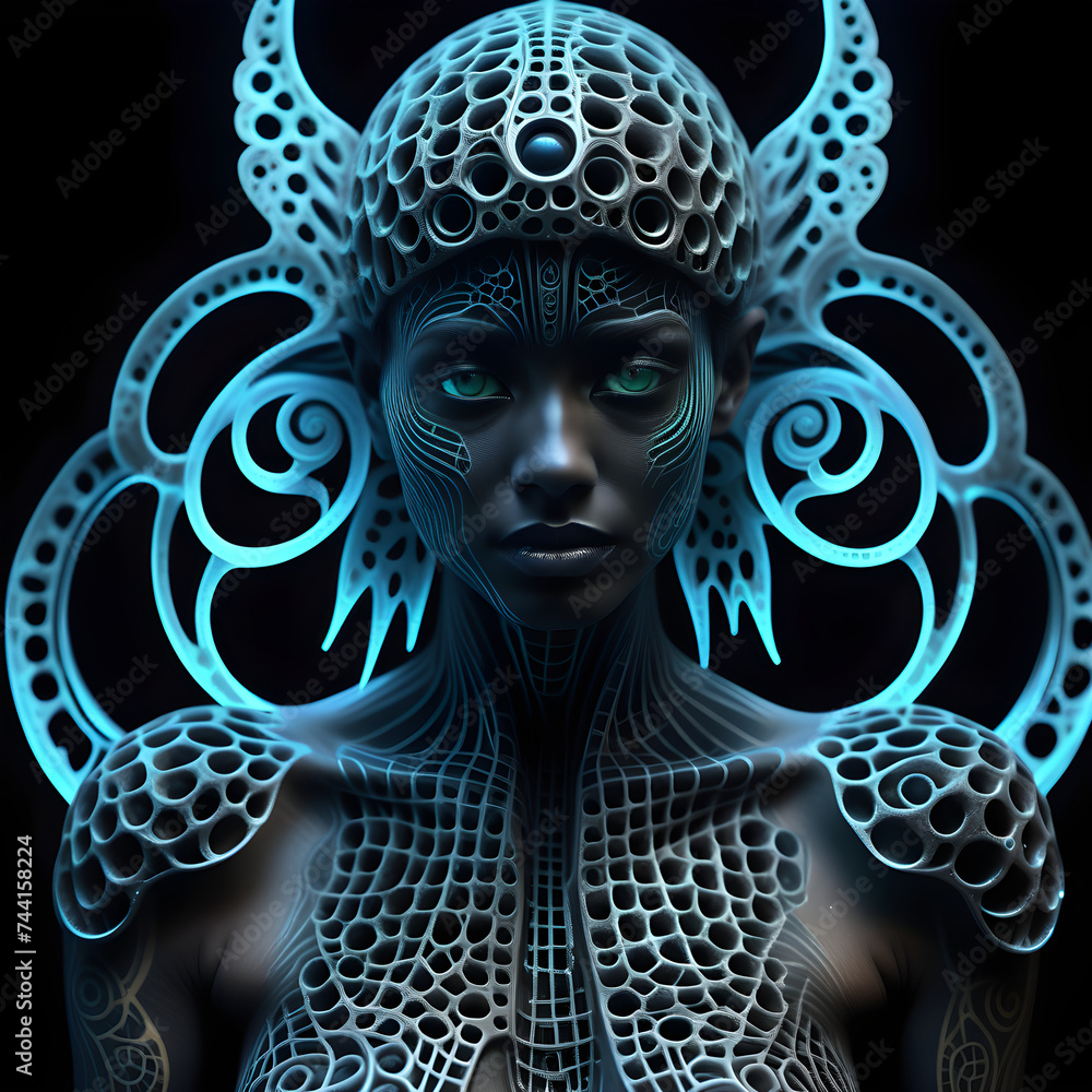 Angel humanoids are a mysterious and enchanting sight to behold, with ...