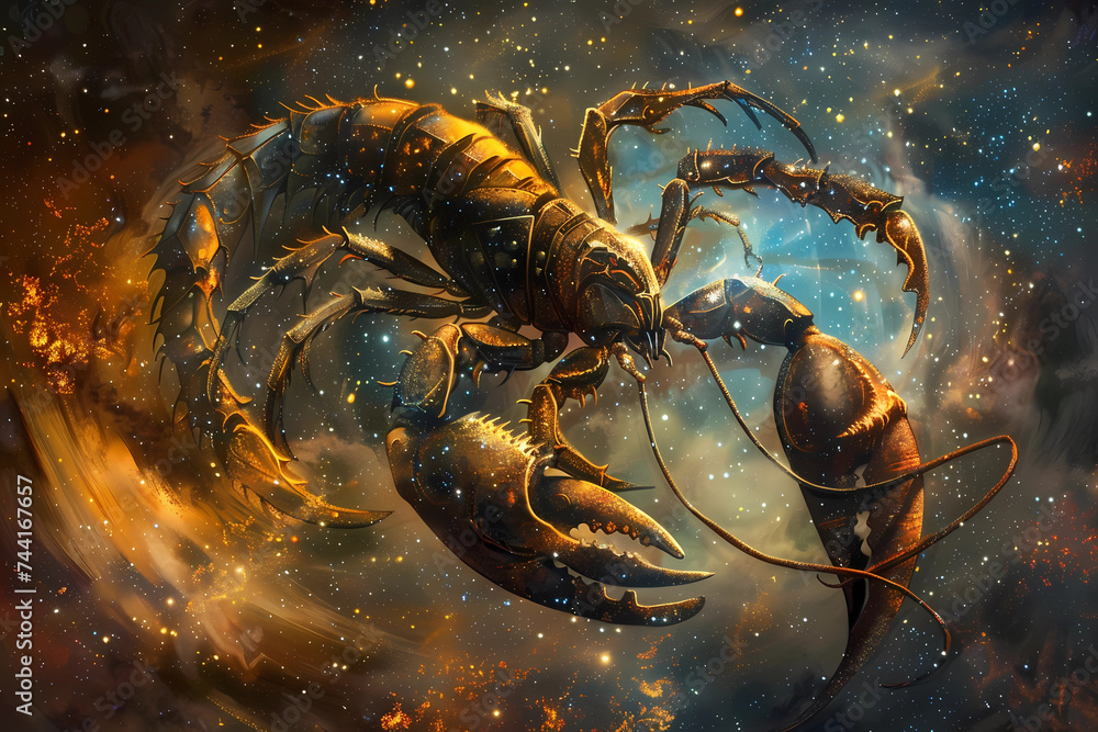 Scorpio, the 8th sign of the zodiac, embodies intensity & depth ...