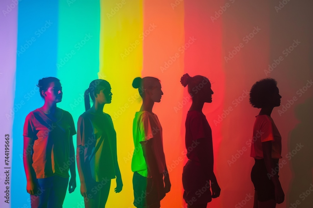 LGBTQ Pride veronica. Rainbow lesbian pride parade colorful myriad ...